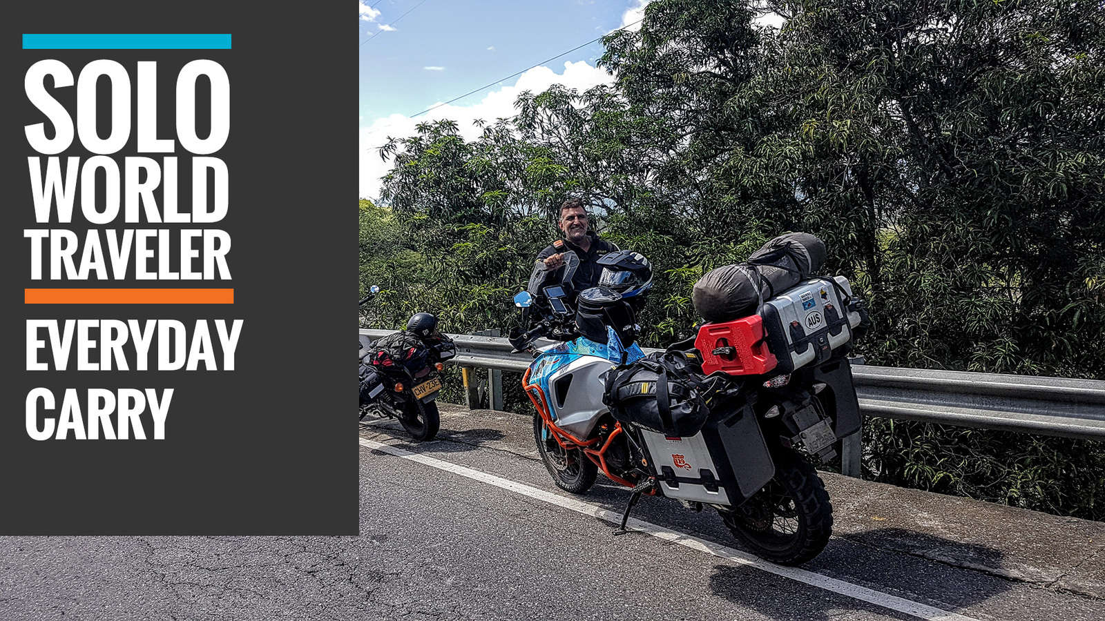 Everyday Carry for My Motorbike Solo World Traveler